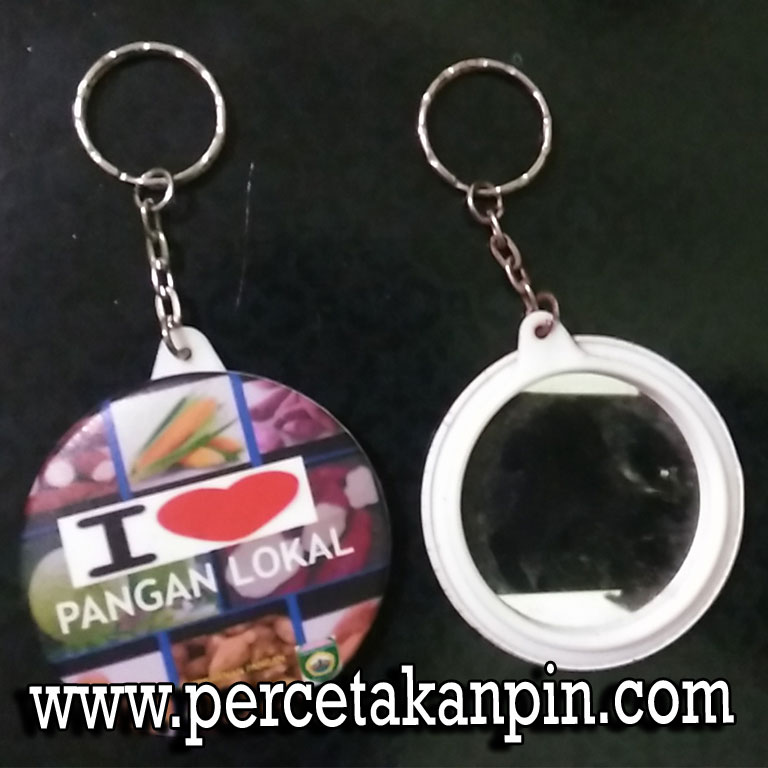 Gantungan Kunci Cermin Pin